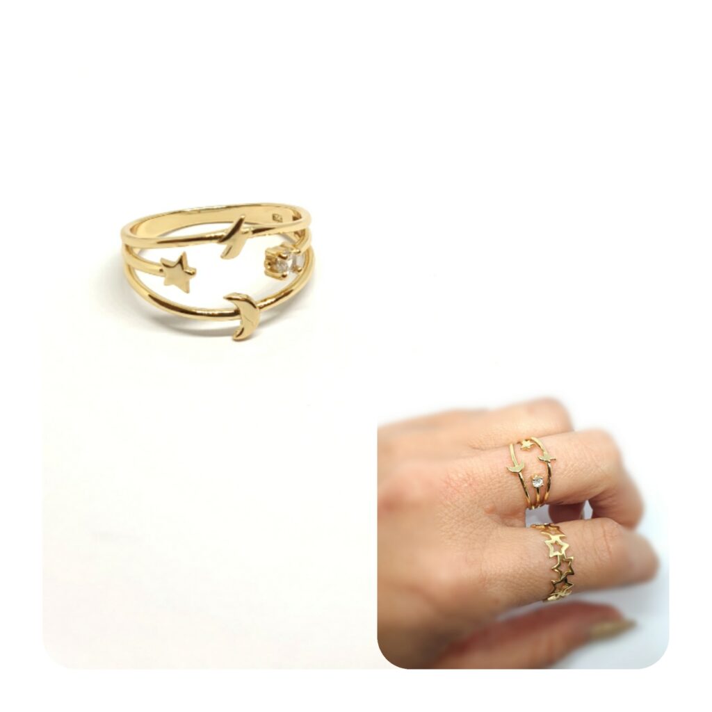 Anillo sky oro - Thaiba