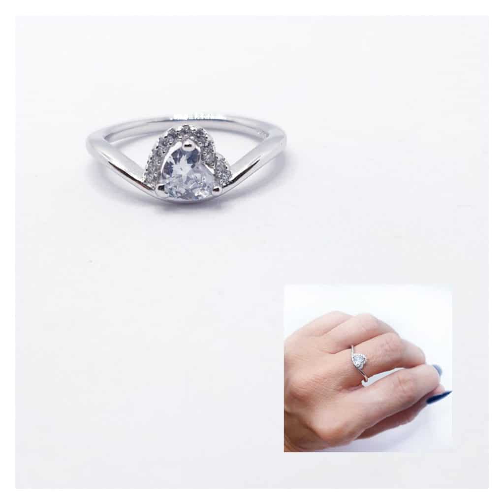 Anillo corazón curva – Thaiba